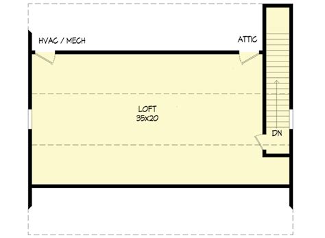 3 Car Detached Garage Plan With Guest Room Bath And Loft 68706VR