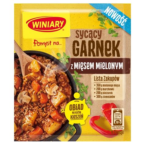 Winiary Pomysł na Sycący garnek z mięsem mielonym 39 g Zakupy