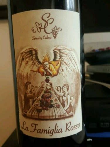 Serenity Cellars La Famiglia Rosso Vivino Brasil