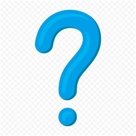 HD Vector Blue Question Mark Logo Icon Symbol PNG Citypng