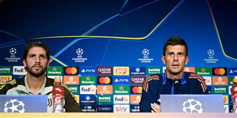 Thiago Motta E Locatelli La Conferenza Stampa Prima Di Juve PSV