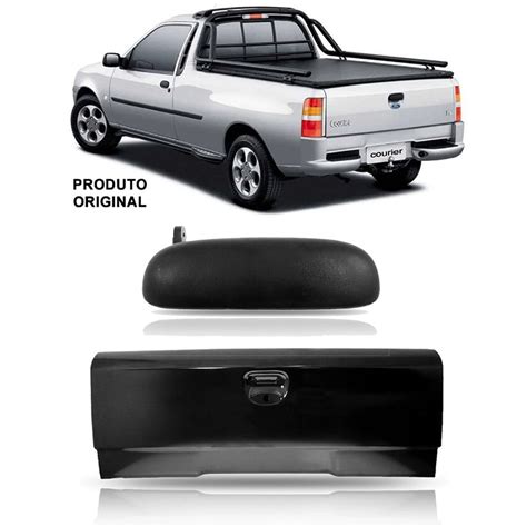 Kit Tampa Traseira Maçaneta Original Courier 1997 2013