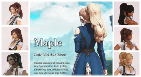 Maple Vanilla Mashup For Most The Glamour Dresser Final Fantasy XIV