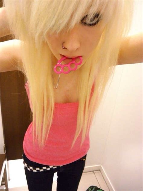Pin On Girly Scene Hair Creative Hairstyles Emo Hair