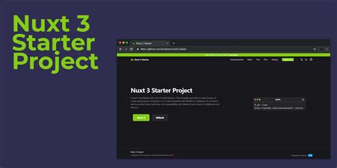 github renatoxm nuxt3 starter a nuxt 3 starter template or boilerplate with a lot of useful