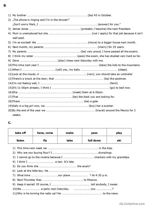 Future Tenses Review Fran Ais Fle Fiches Pedagogiques Pdf Doc