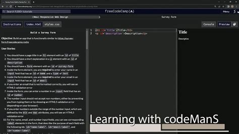 Learn Code Freecodecamp New Responsive Web Design Certification