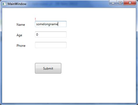 Simple Validation In WPF CodeProject