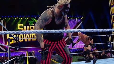 The Fiend Bray Wyatt Vs Goldberg Wwe Super Showdown Youtube