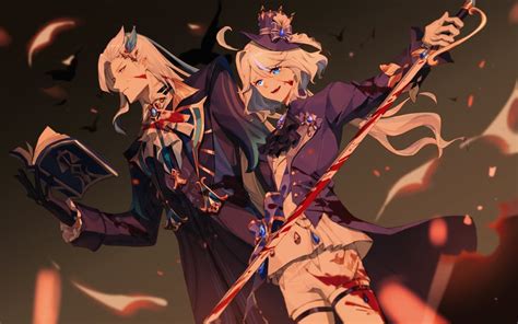 Furina And Neuvillette Genshin Impact Drawn By Nanxing Buye Danbooru