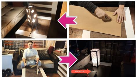 ATIK KARTONLARDAN İKİ MUHTEŞEM GECE LANBASI YouTube