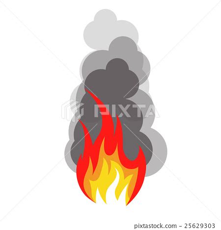 Isolated Abstract Red And Orange Color Fire Flame Pixta