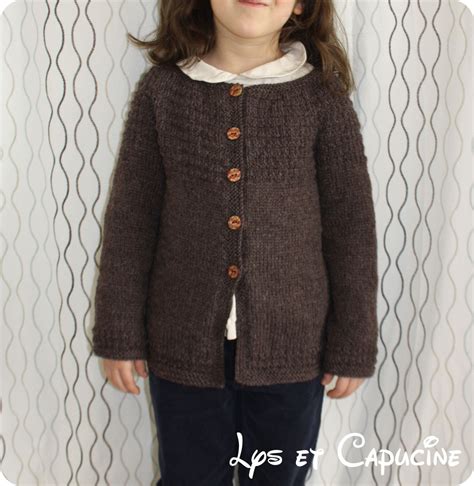 Modele Gilet Tricot Fillette Ou Ans Couture Et Tricot Pour Tous