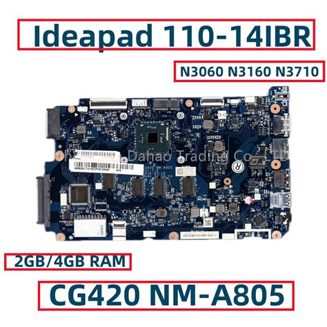 For Lenovo Ideapad 110 14IBR Laptop Motherboard With Inter N3060 N3160