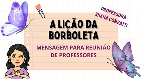 Dinâmica Da Borboleta Para Professores BRAINCP