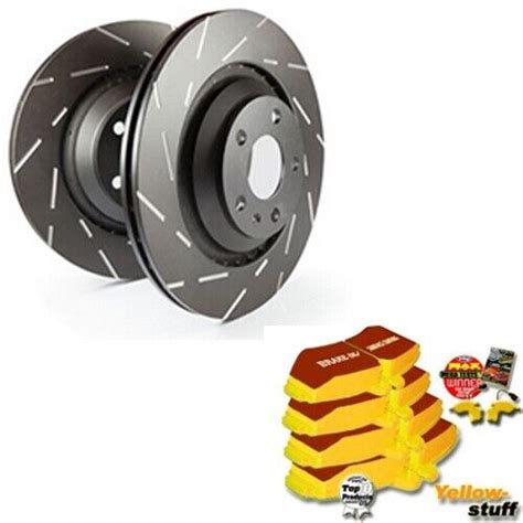 EBC B12 Bremsen Kit Vorne Beläge Scheiben für Jaguar S Type CCX