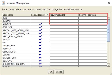 what is the default password for oracle 12c unveiling security details