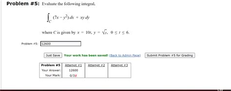 solved problem 5 evaluate the following integral