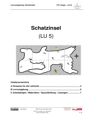 Ausfüllbar Online bildungsserver berlin brandenburg Schatzinsel LU 5
