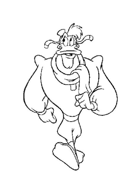 Quackerjack From Darkwing Duck Coloring Page Free Printable Coloring