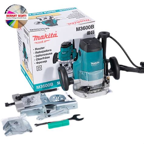 Jual Mesin Router Profil Kayu Besar 12mm 1 2 Inch MAKITA M3600B M