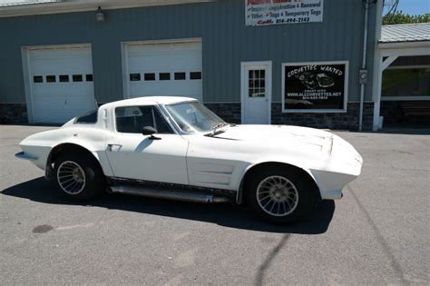 1963 Corvette Split Window Coupe REALDEALORIG TUXEDOBLACK BLACK CAR
