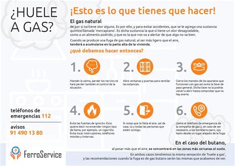 Qué hacer si huele a gas 6 pasos a seguir ante una fuga