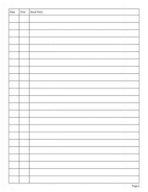 Cognitive Processing Therapy CPT Stuck Point Log Editable Fillable