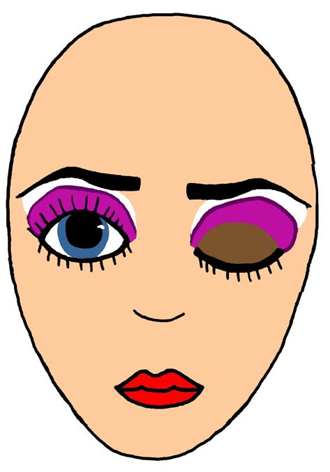 Magenta Rocky Horror Picture Show Eye Makeup