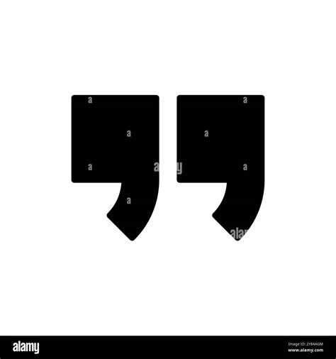 Quote Icon Vector Quotation Mark Sign And Symbol Stock Vector Image