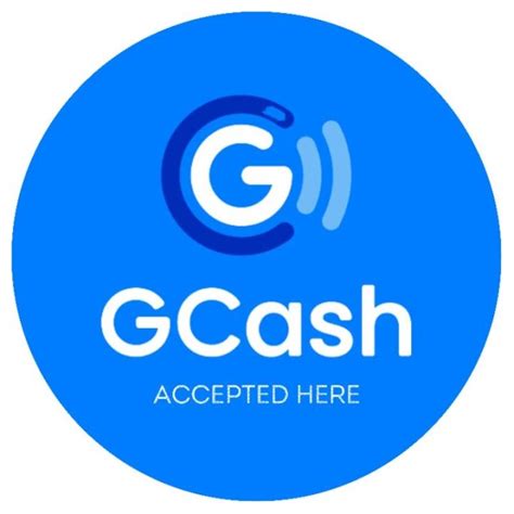 Gcash Accepted Here Signage Vinyl Sticker Laminated With Matte Photo