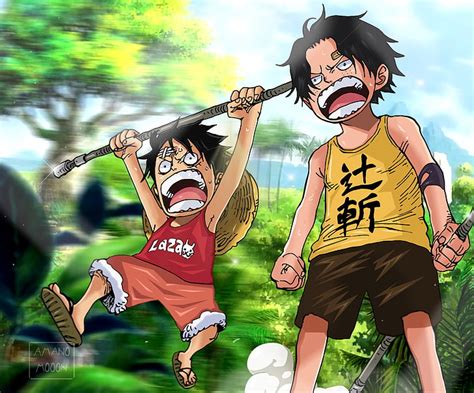 HD Wallpaper Anime One Piece Monkey D Luffy Portgas D Ace