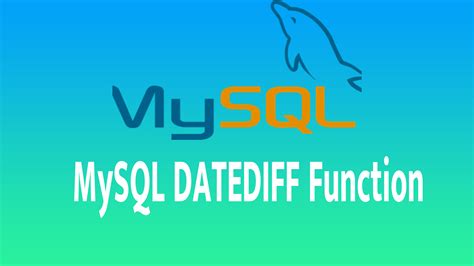 mysql datediff function