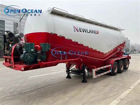 Axles V Type Cbm Cbm Bulk Cement Tanker Semi Trailer Loading Dry