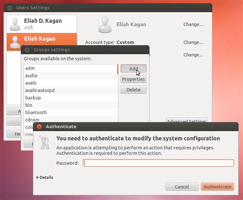 How To Manage Users And Groups Using Gui Ask Ubuntu