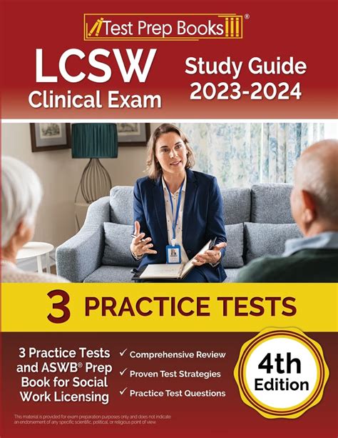 LCSW Clinical Exam Study Guide 2023 2024 3 Practice Tests And ASWB