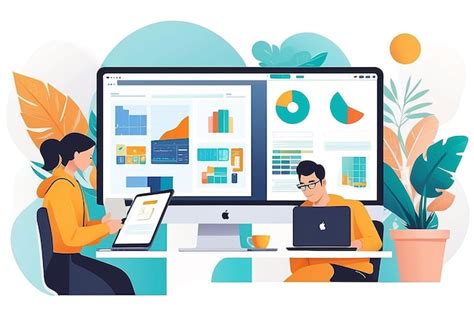 Premium AI Image Design A Collaborative Digital Workspace With