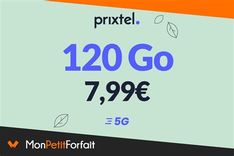 Forfait mobile 5G Oxygène de Prixtel est à seulement 7 99 mois pour