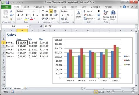 Prevent Charts From Printing In Excel TeachExcel