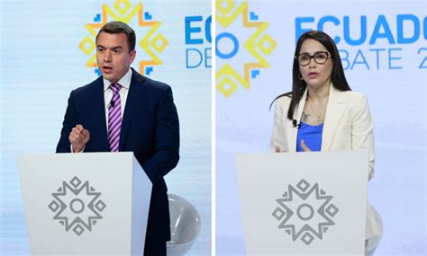 Elecciones 2023 A Noboa y González les quedan tres días de campaña