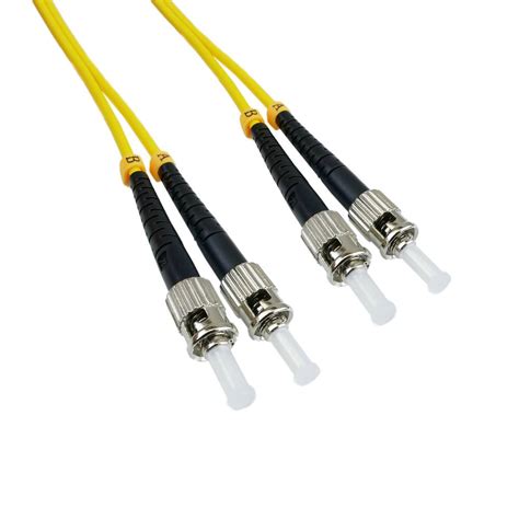 Cabo de Fibra Óptica Monomodo Duplex ST para ST 9 125 de 15 m OS2