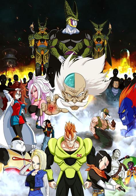 Dr Gero S Android Army By NovaSayajinGoku On DeviantArt Dragon Ball