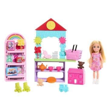 Barbie Chelsea Puedo Ser Juego de juguetería con muñeca rubia