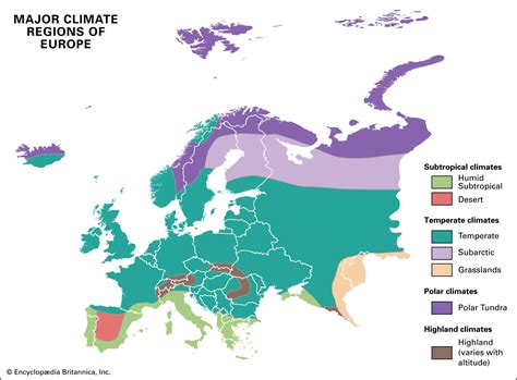 Climate Map Of Europe Toronto Canada Vacations Photos 2009