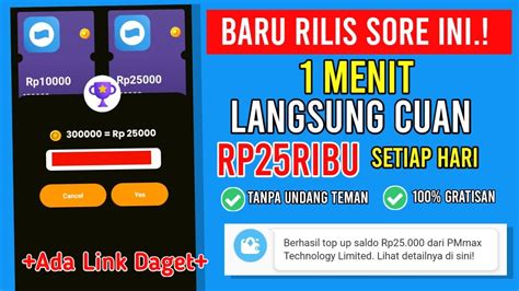 Rilis Lagi 1 Aplikasi Penghasil Saldo DANA Tercepat 2023 Apk