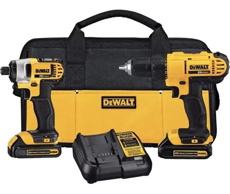 Kit Combo Furadeira Parafusadeira 20v Dck240c2 Dewalt R 1 890 00 Em