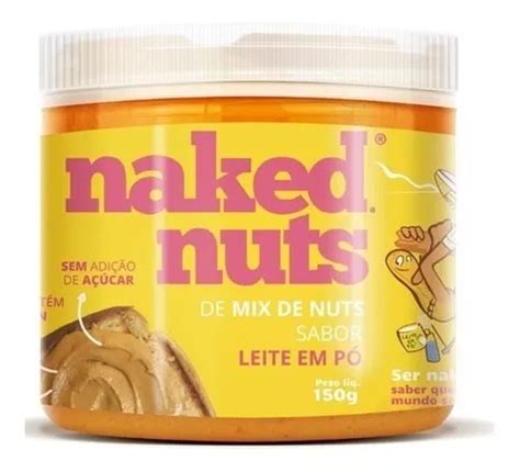Pasta De Mix De Nuts Sabor Leite Em Pó Nuts Naked 150g MercadoLivre