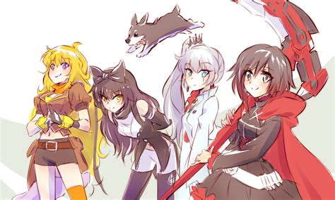 Weiss Schnee Blake Belladonna Yang Xiao Long Ruby Rose RWBY Wallpaper