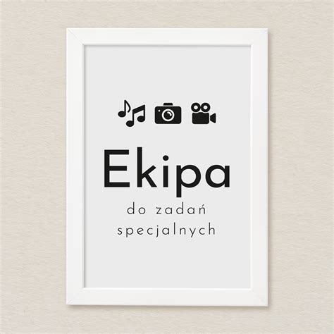 Ekipa do zadań specjalnych do zaproszeń Glamour ze zdjęciem wzór 2