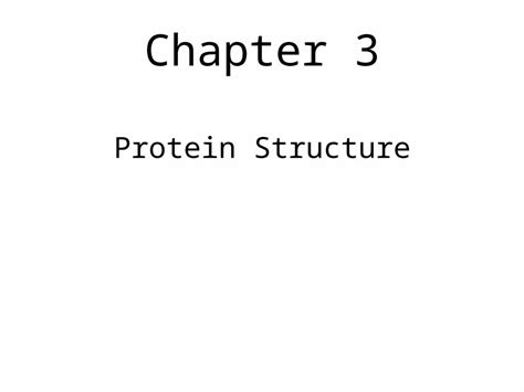 Ppt Chapter Protein Structure The Sh Domain Sequence Determines